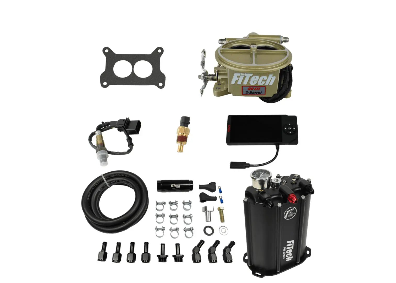 Go EFI 2 Barrel 400 HP Classic Gold EFI System With Force Fuel Deliver ...