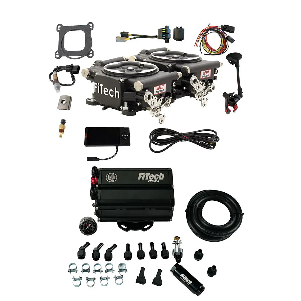 Go EFI 2x4 625 HP Matte Black EFI System With Go Fuel Force Fuel Mini ...