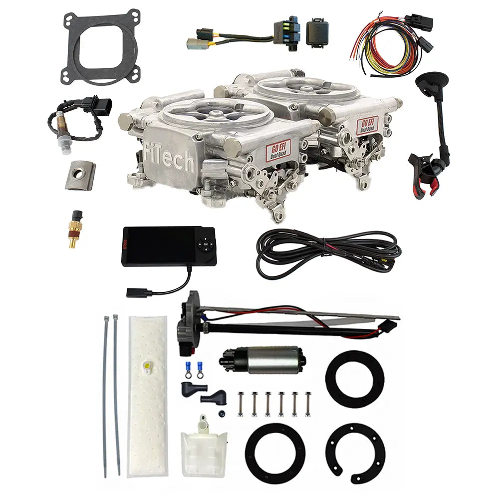Go EFI 2x4 625 HP Bright Aluminum EFI System With Go Fuel 255 LPH In-T ...