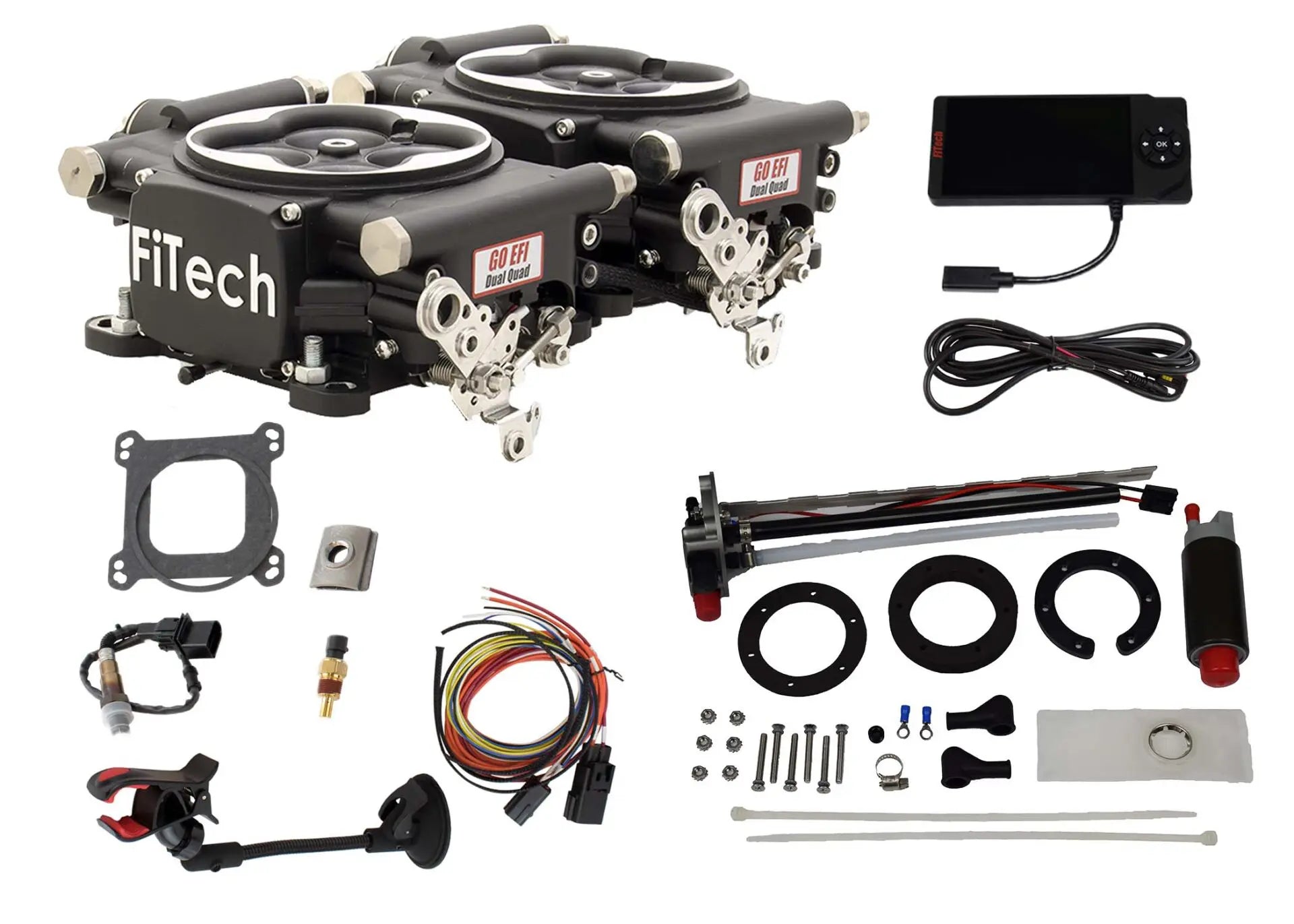 Go EFI 2x4 625 HP Matte Black EFI System With Go Fuel 340 LPH In-Tank ...