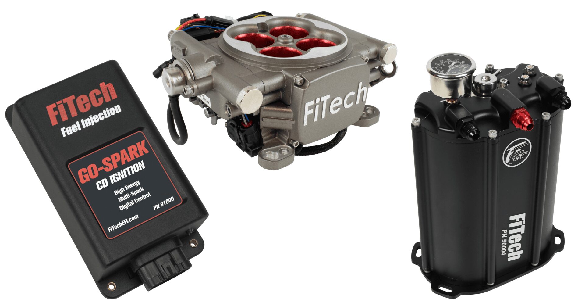 Go Street EFI System Master Kit w/ Force Fuel, Fuel Delivery System, w ...